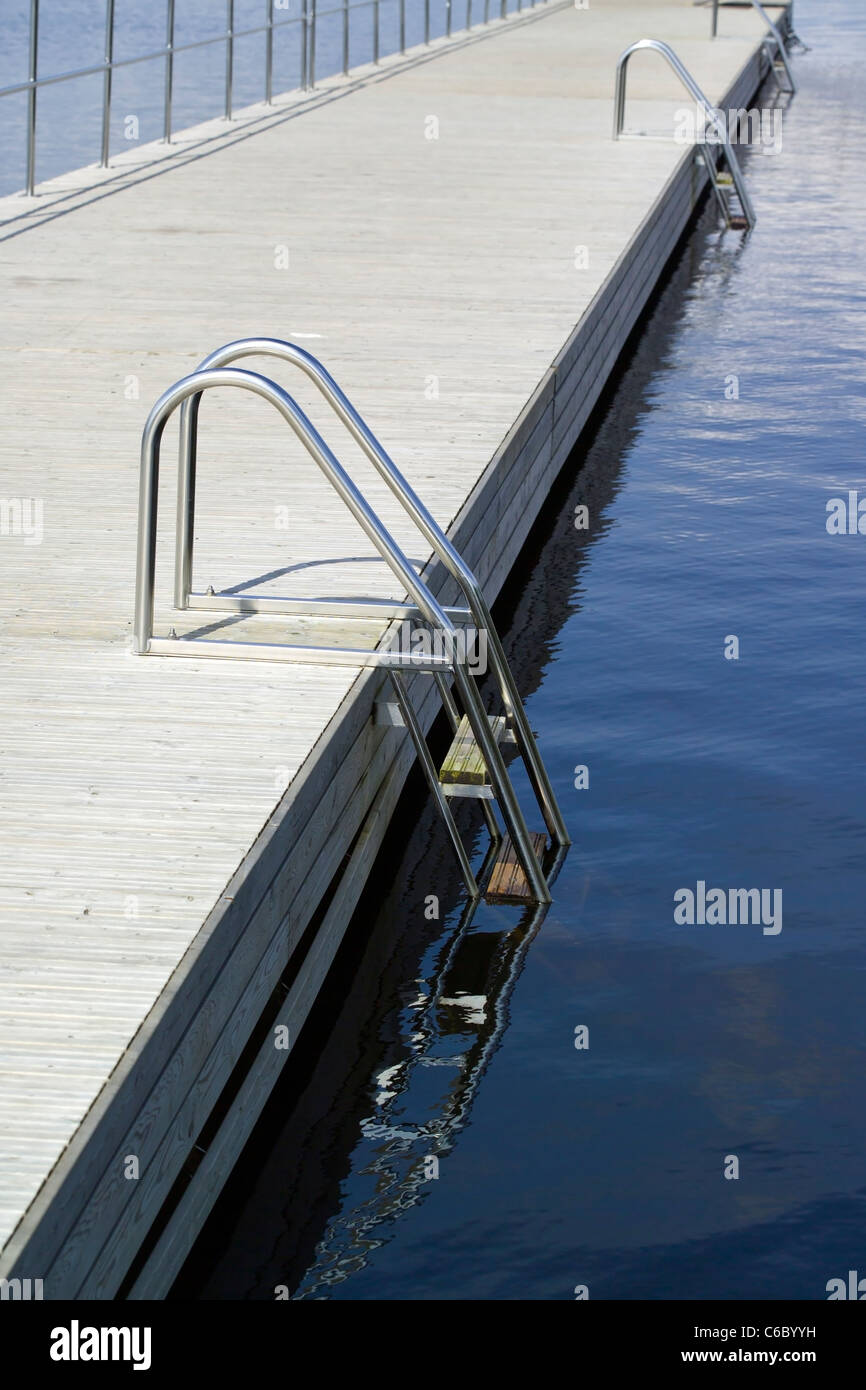 Outdoor swimming pool Stock Photo - Alamy