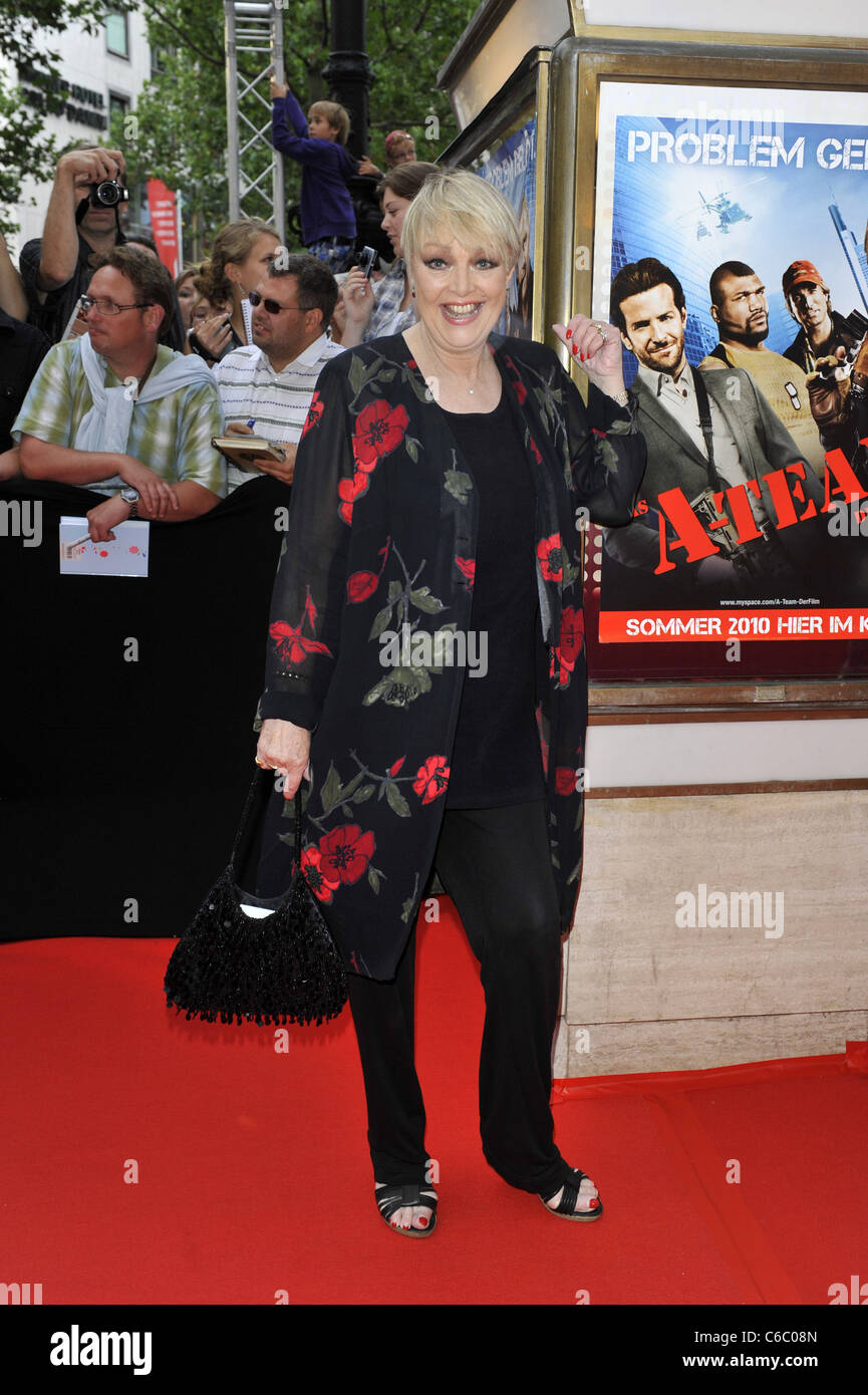 Barbara Schoene at the German premiere of 'The A-Team' at Astor ...