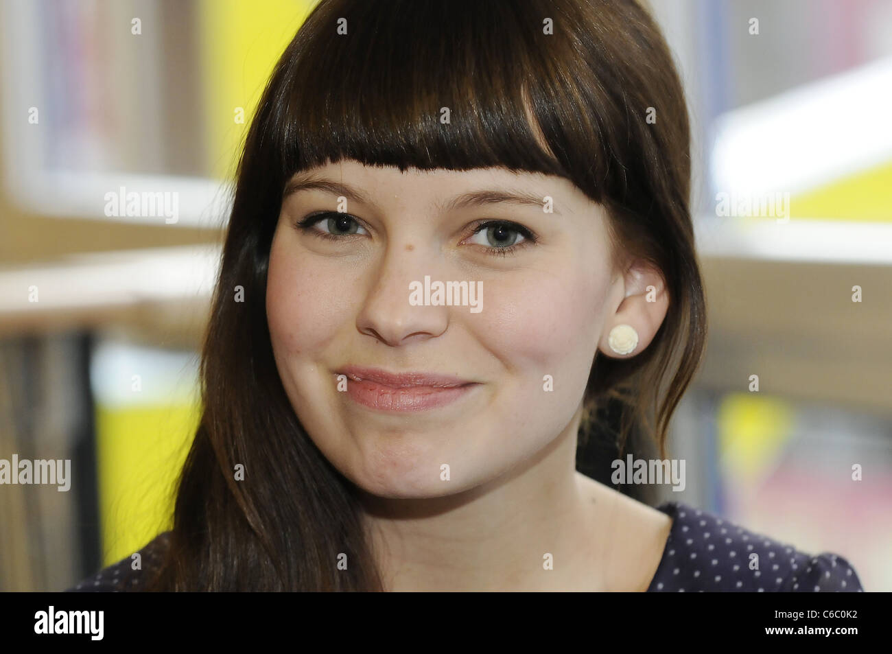 Marit Larsen portrait session at Grosse Freiheit 36. Hamburg, Germany ...