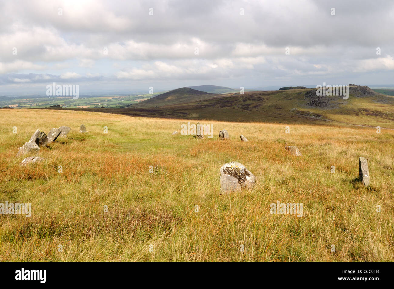 Bedd Arthur Arthur's Grave stone circle Preseli Hills Pembrokeshire ...