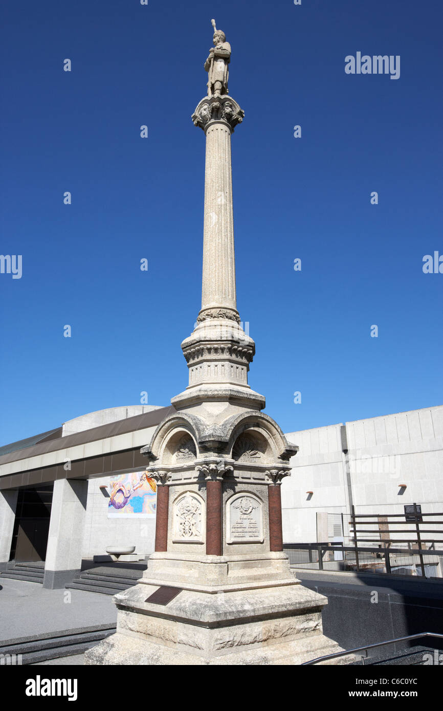 the monument for the royal winnipeg rifles in downtown winnipeg ...