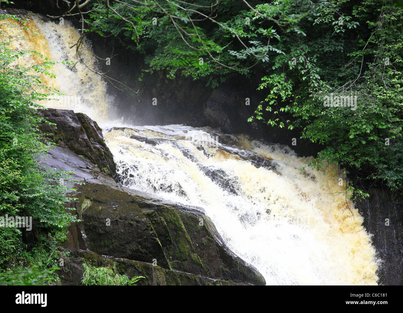 The First Pecca Falls on the Ingleton Waterfalls Trail, Ingleton, North ...