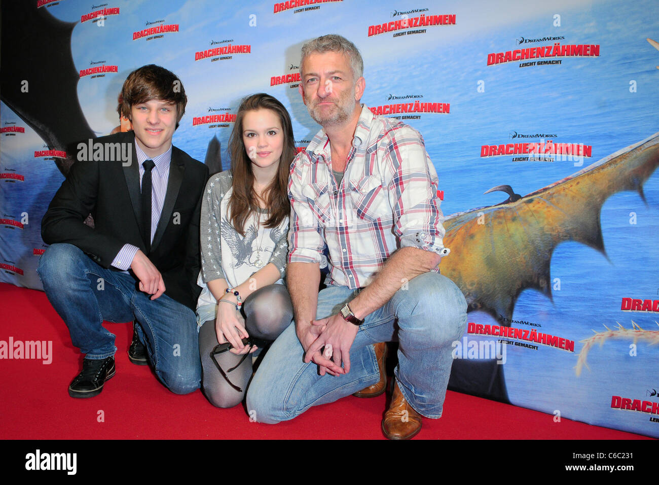Daniel Axt, Emilia Schuele, Dominic Raacke at the premiere of ...