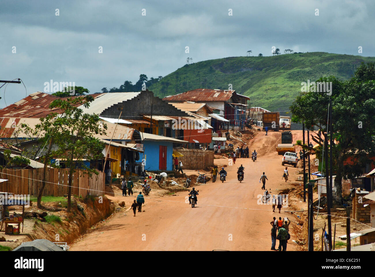 Voinjama, Lofa County, Liberia Stock Photo, Royalty Free Image ...