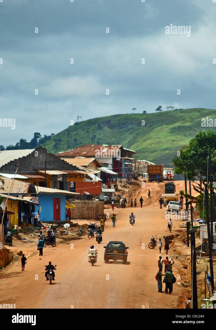 Voinjama, Lofa County, Liberia Stock Photo - Alamy