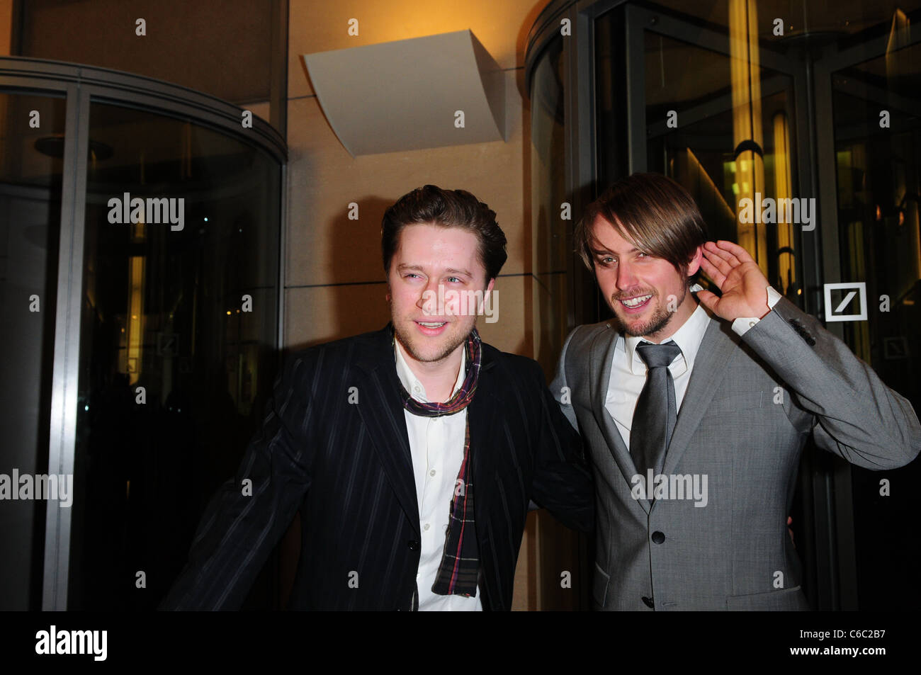 Adrian Topol, Axel Schreiber at the 8th annual Deutscher Hoerfilmpreis ...