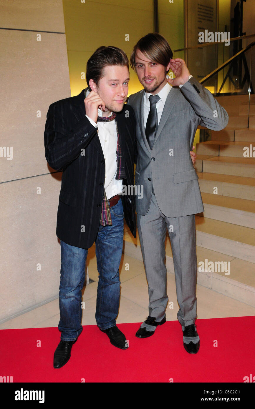 Adrian Topol, Axel Schreiber at the 8th annual Deutscher Hoerfilmpreis ...