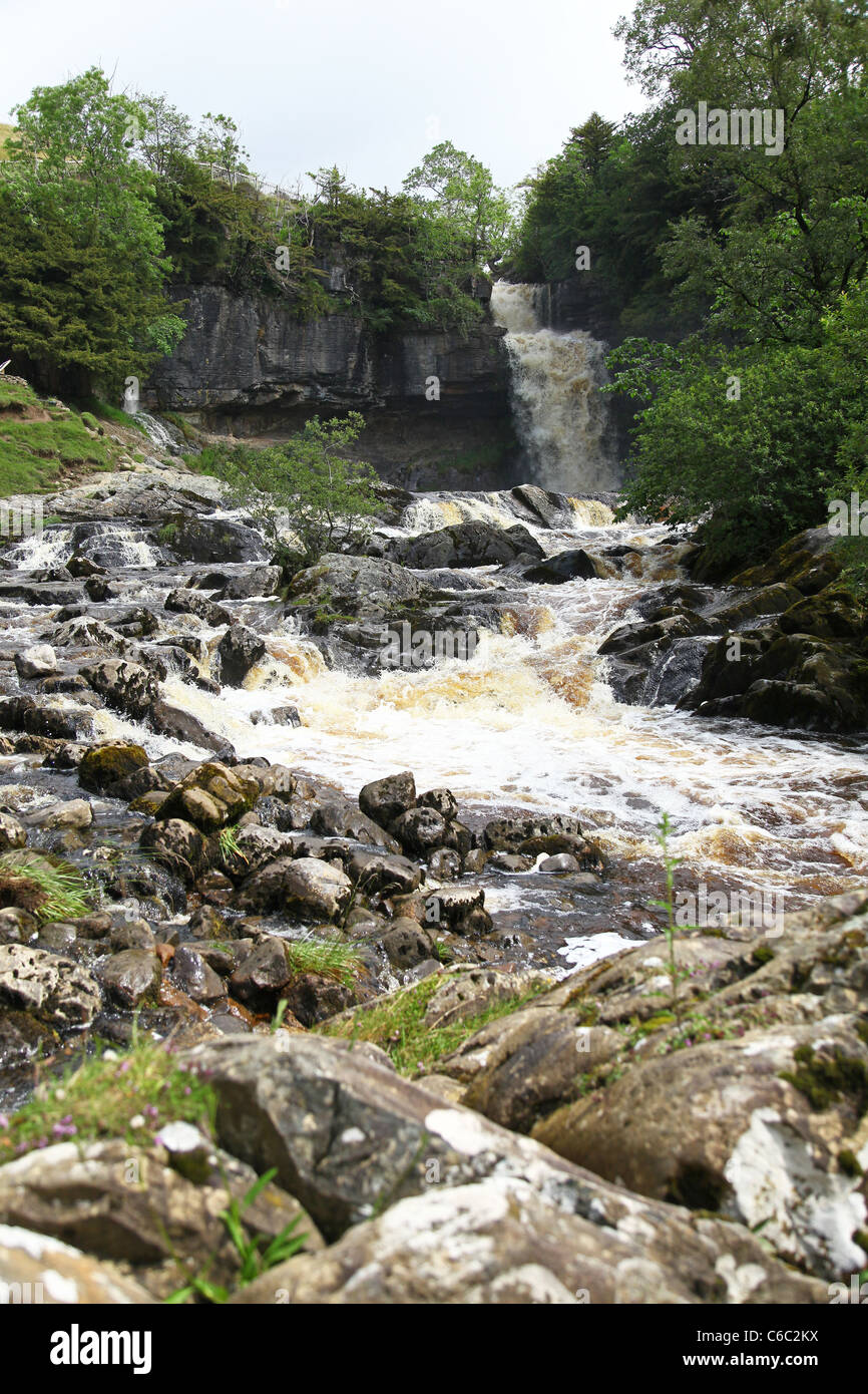 Thornton Force waterfall on the Ingleton Waterfalls Trail, Ingleton ...