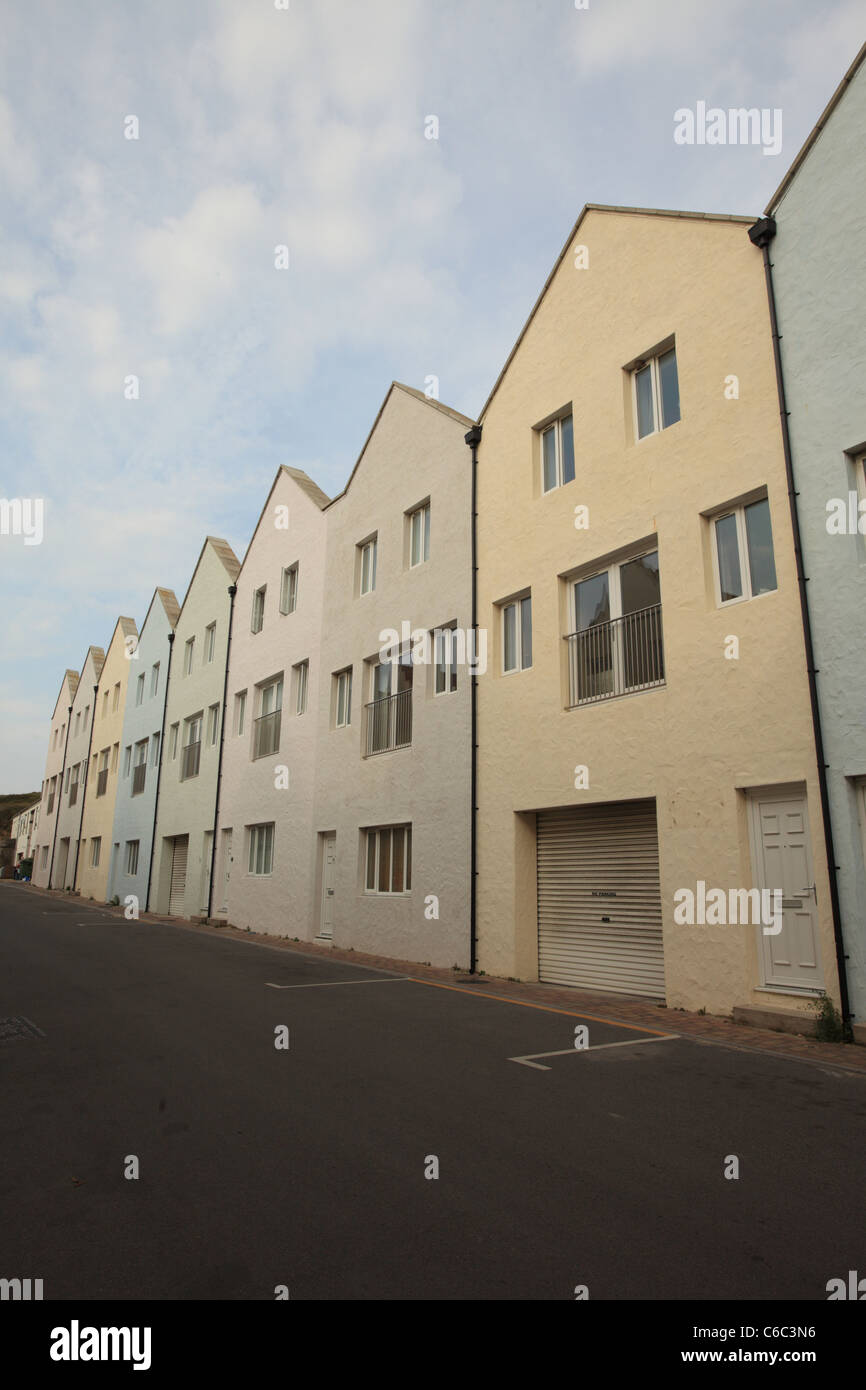 street in st anne, alderney, channel islands, UK Stock Photo - Alamy