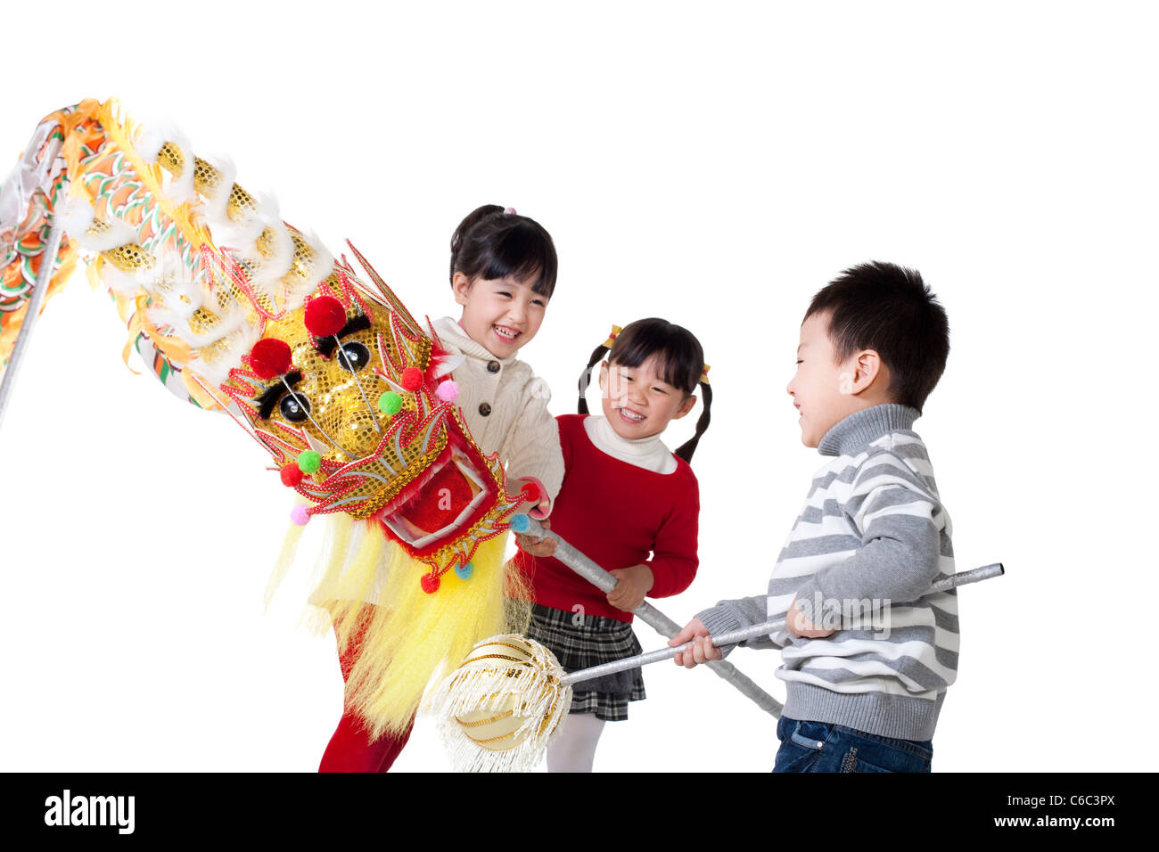 Three Cute Chinese children Stock Photo - Alamy