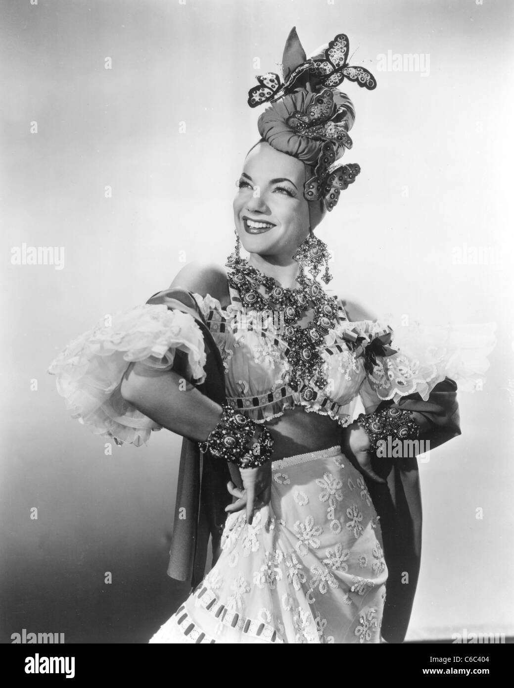 CARMEN MIRANDA (1909-1955) Portugese-Brazilian samba singer and film ...
