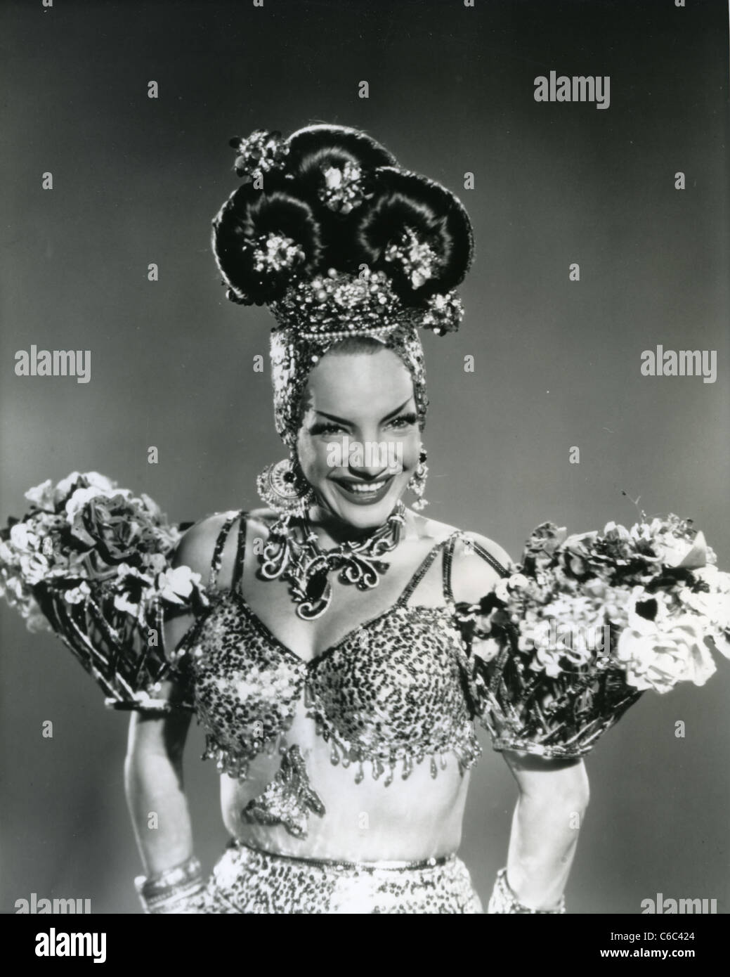 CARMEN MIRANDA (1909-1955) Portugese-Brazilian samba singer and film ...