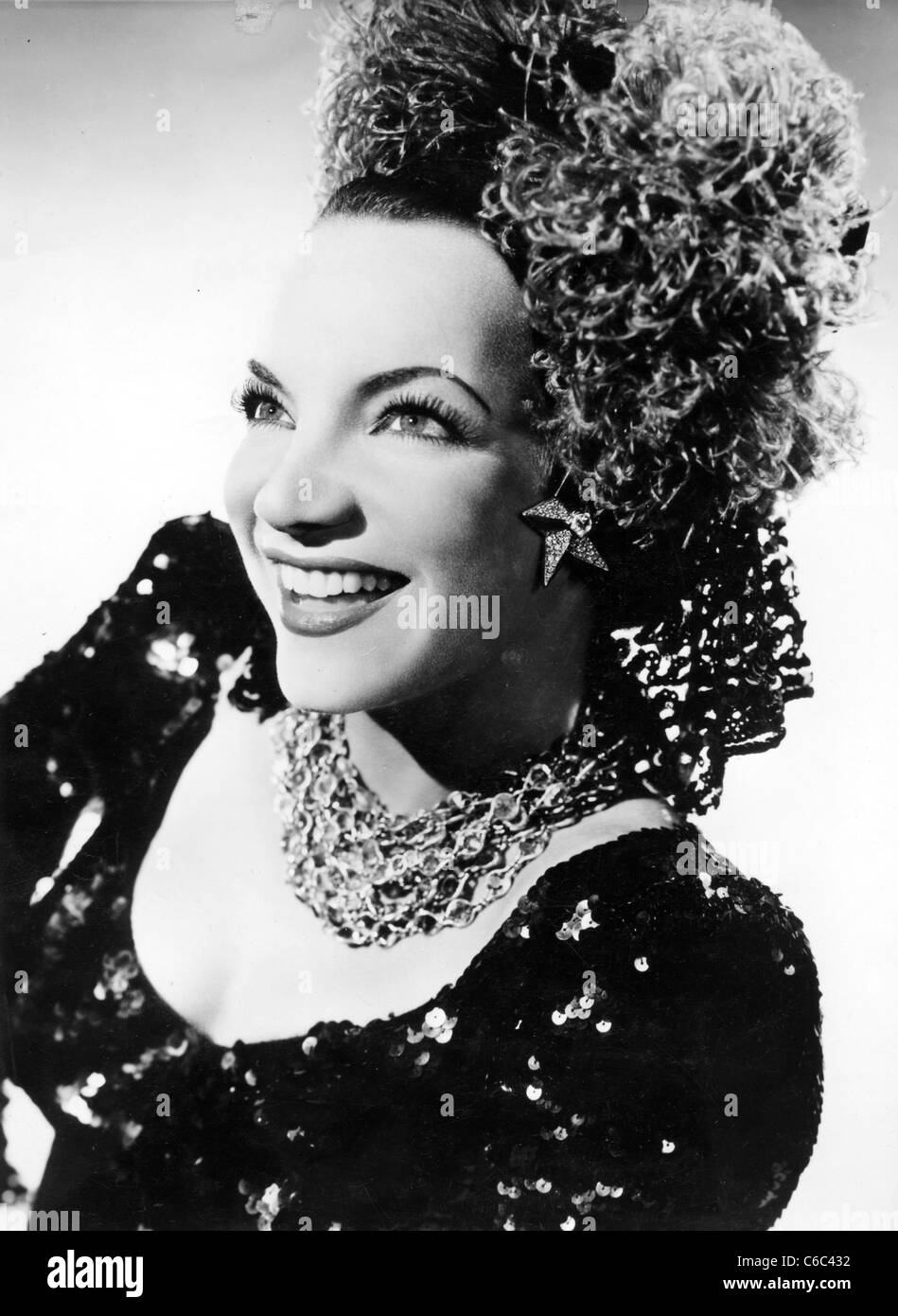 CARMEN MIRANDA (1909-1955) Portugese-Brazilian samba singer and film ...