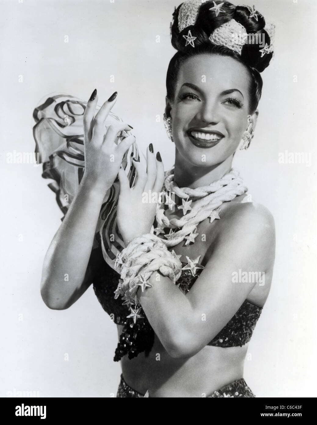 CARMEN MIRANDA (1909-1955) Portugese-Brazilian samba singer and film ...
