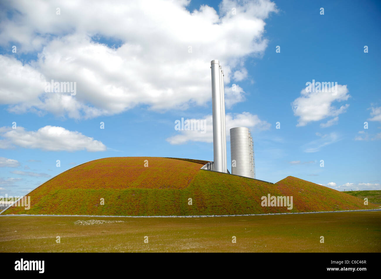 Non polluting factory which is producing gas based on organic waste ...