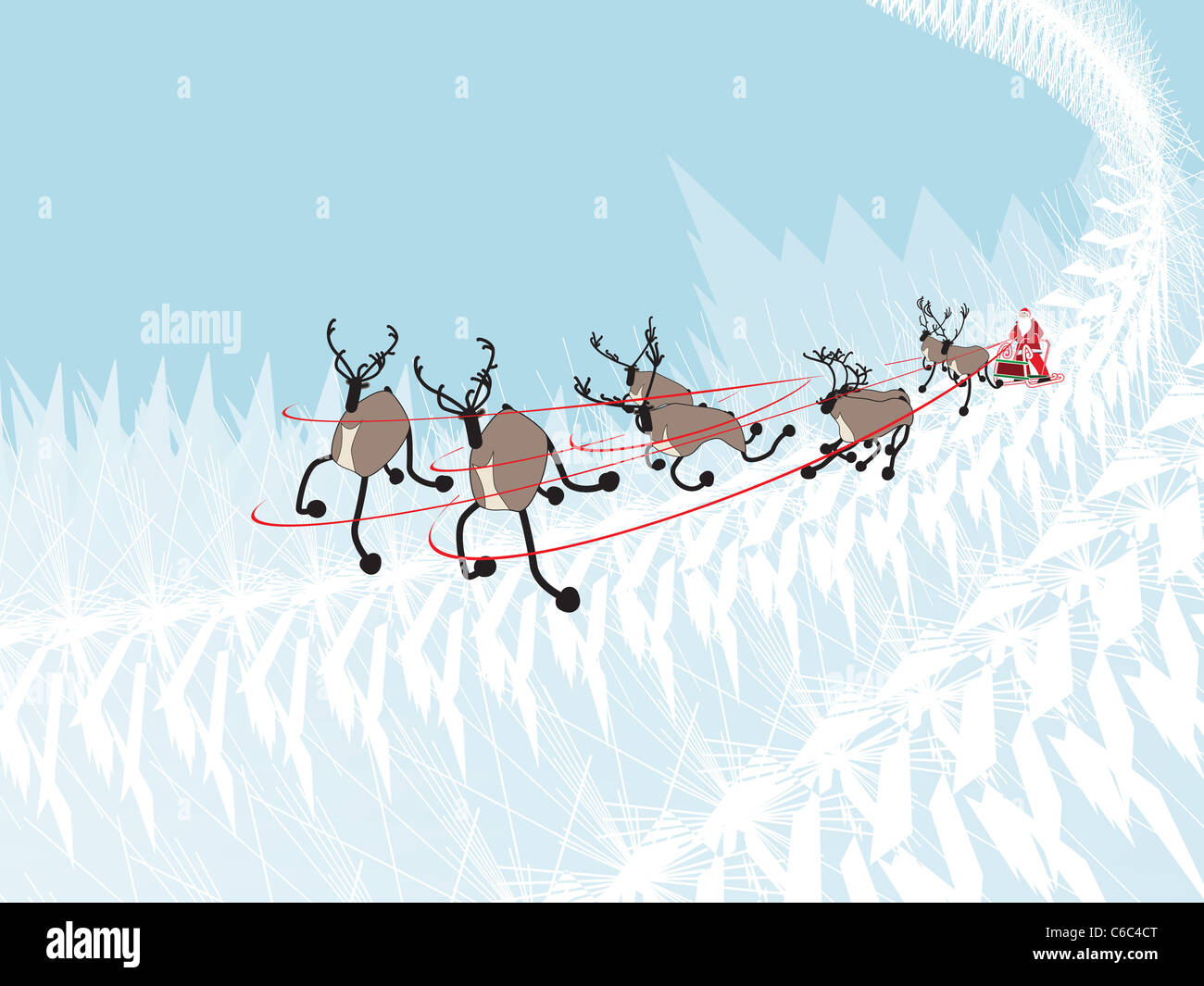 Santa sleigh front hi-res stock photography and images - Alamy