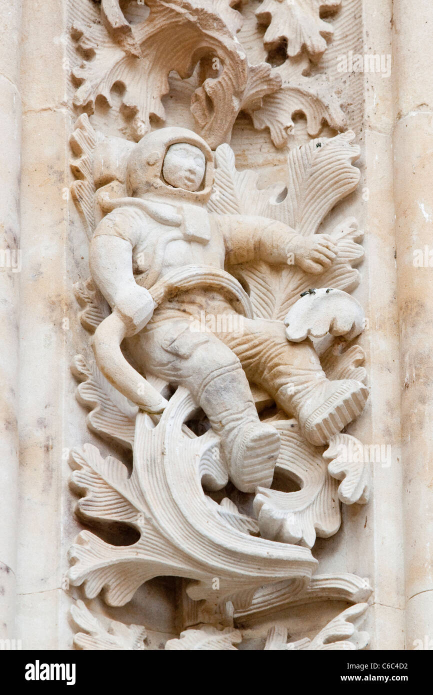 Astronaut at the New Cathedral of Salamanca Stock Photo - Alamy
