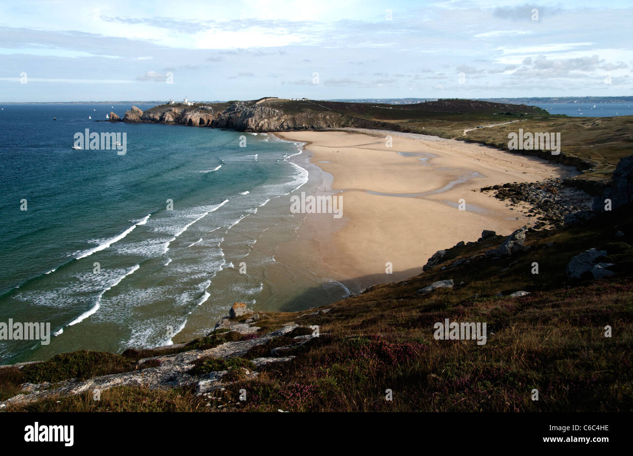 Inlet of Pen Hat, Pen Hat beach, Toulinguet Point , Camaret Sur Mer ...
