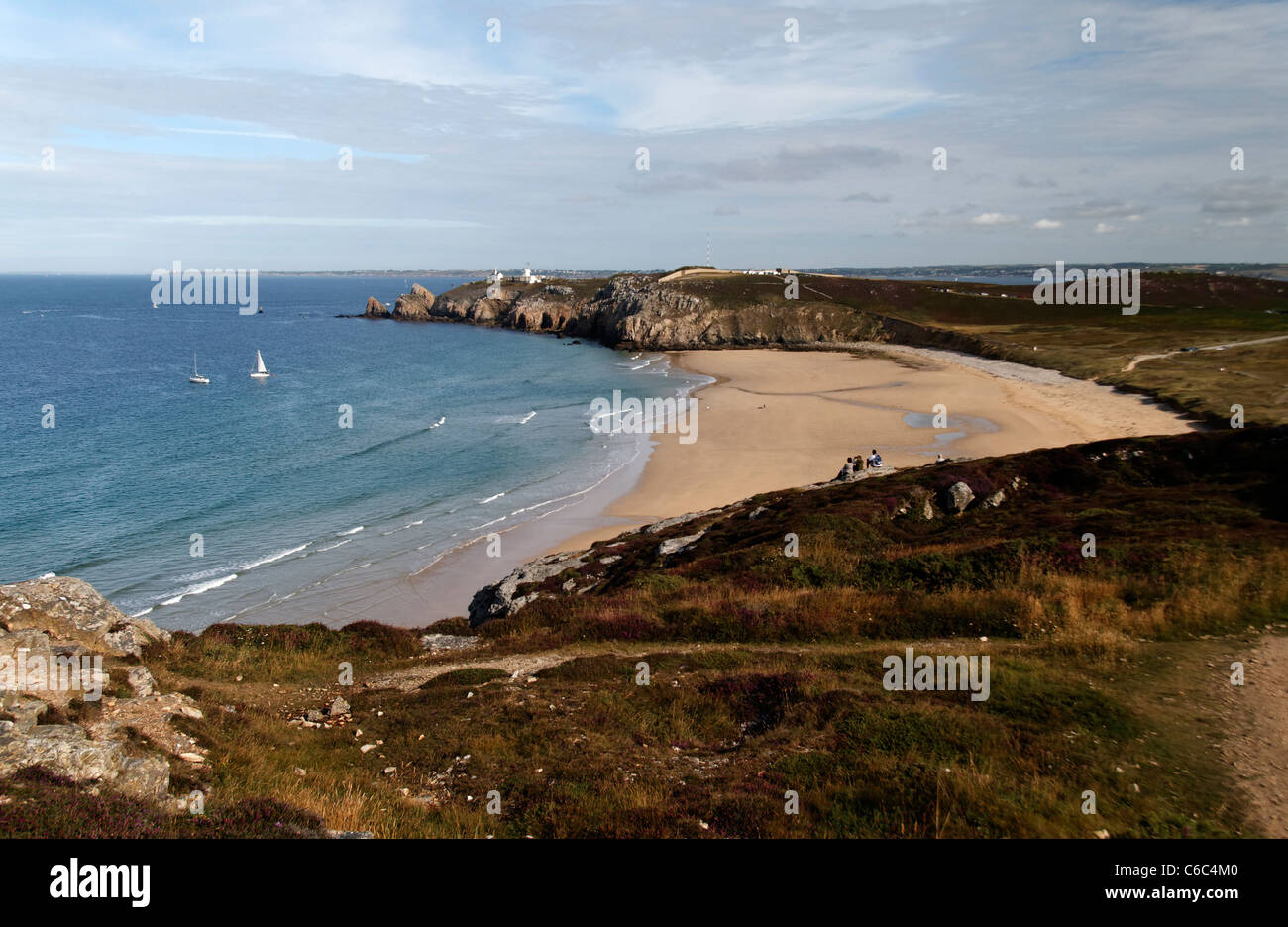 Inlet of Pen Hat, Pen Hat beach, Toulinguet Point , Camaret Sur Mer ...