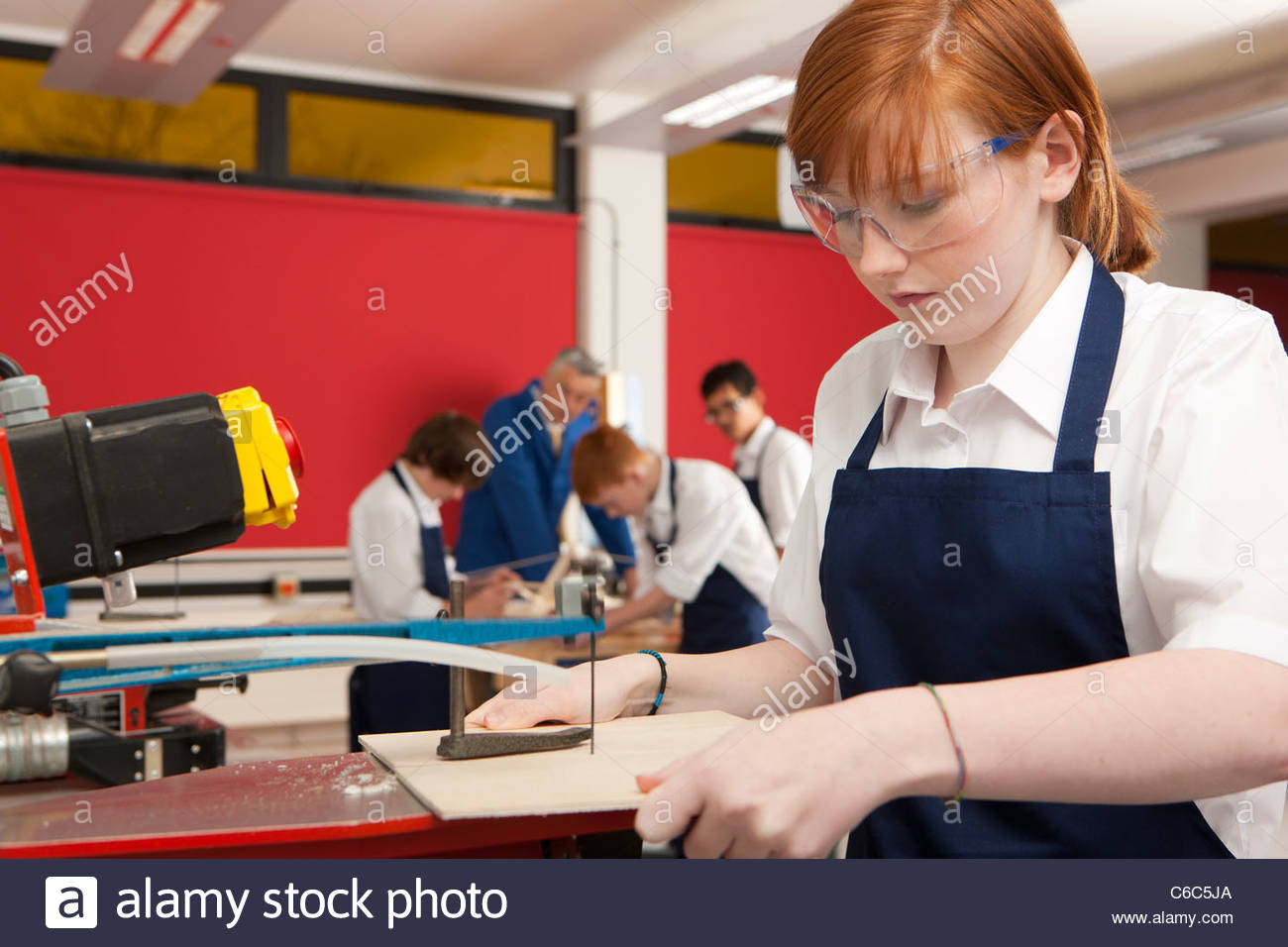 Woodwork Lesson Stock Photos & Woodwork Lesson Stock Images - Alamy