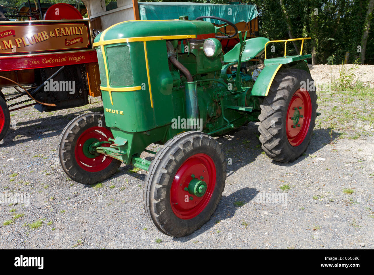 1950 Deutz Model FIL 514/50 single cylinder tractor at the Whitwell ...