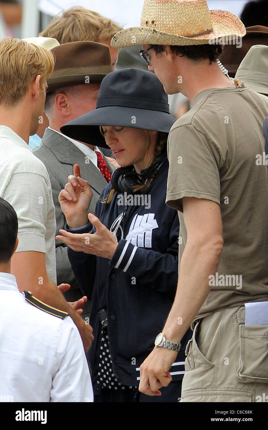 Madonna seen filming on location for her new movie W.E. The film ...