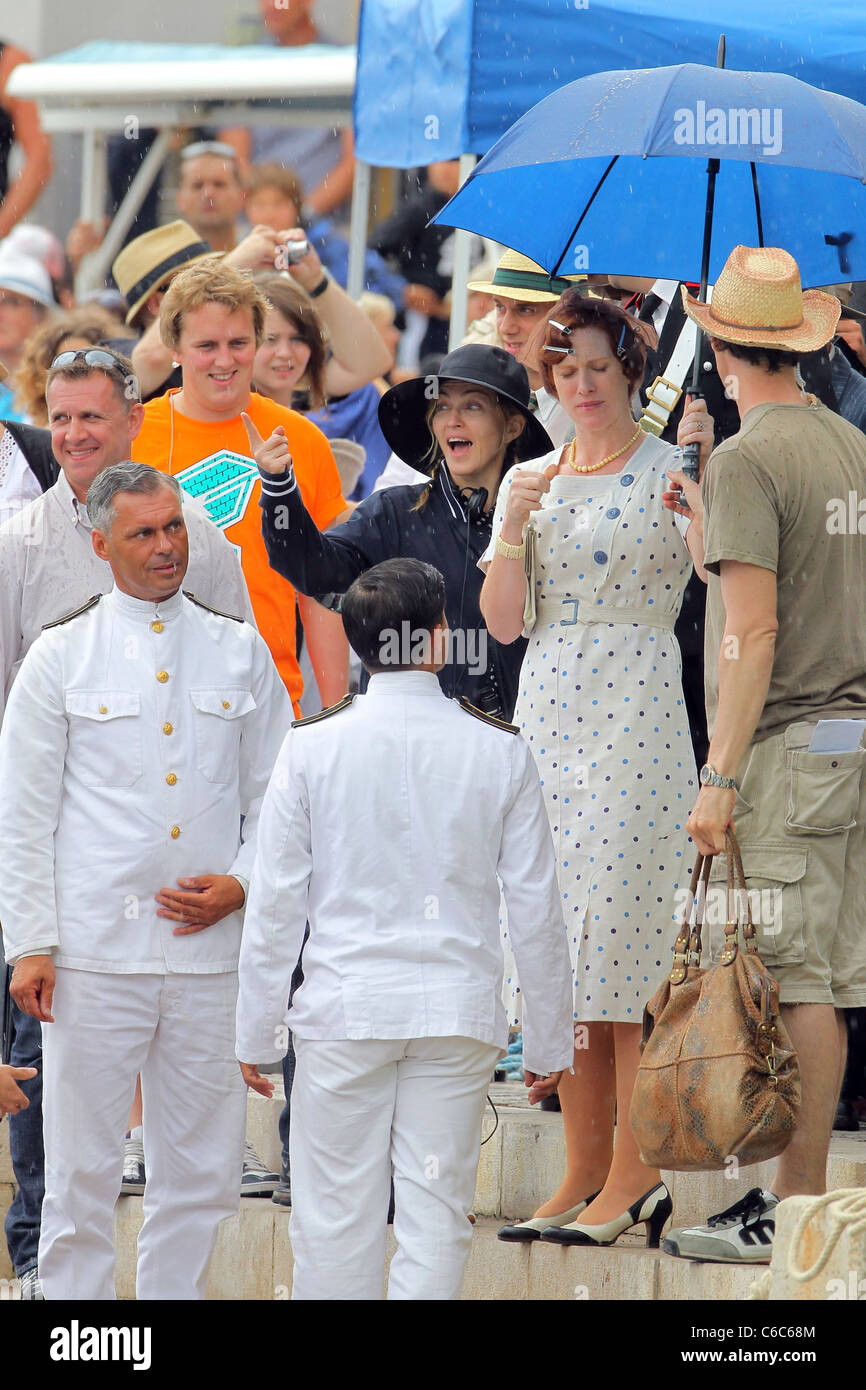 Madonna seen filming on location for her new movie W.E. The film ...
