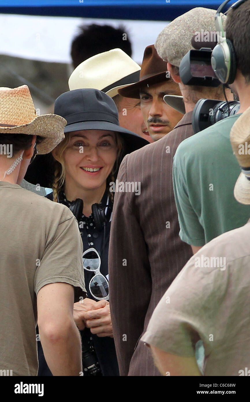 Madonna seen filming on location for her new movie W.E. The film ...