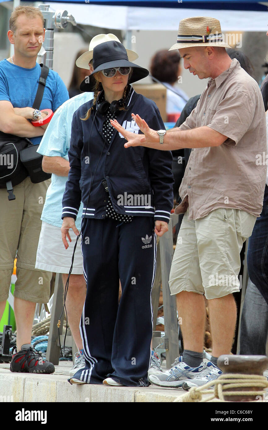 Madonna seen filming on location for her new movie W.E. The film ...