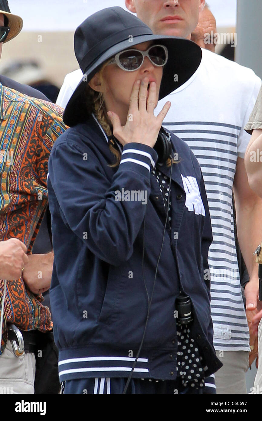 Madonna seen filming on location for her new movie W.E. The film ...