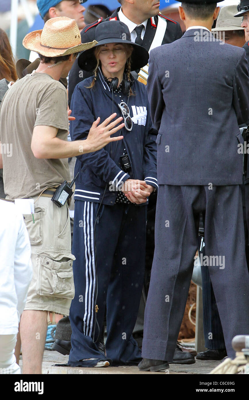 Madonna seen filming on location for her new movie W.E. The film ...