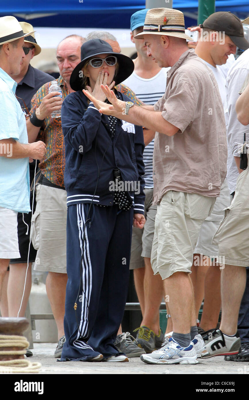 Madonna seen filming on location for her new movie W.E. The film ...