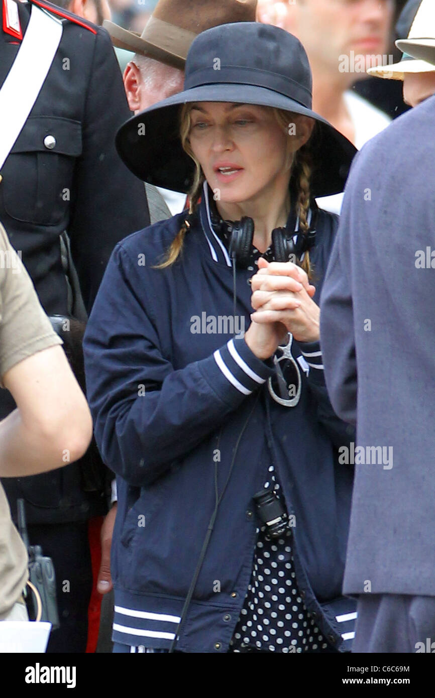 Madonna seen filming on location for her new movie W.E. The film ...