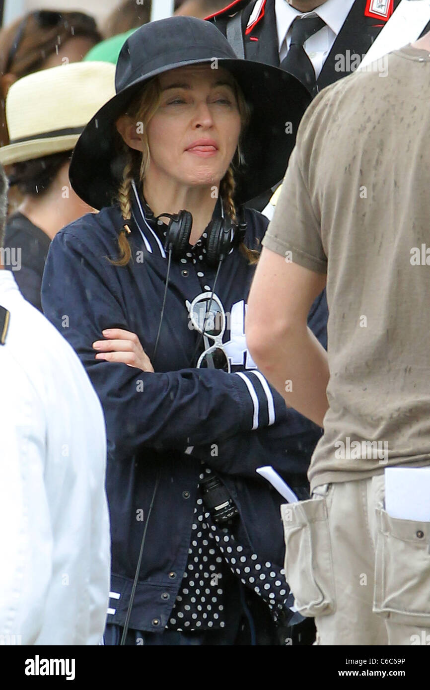 Madonna seen filming on location for her new movie W.E. The film ...