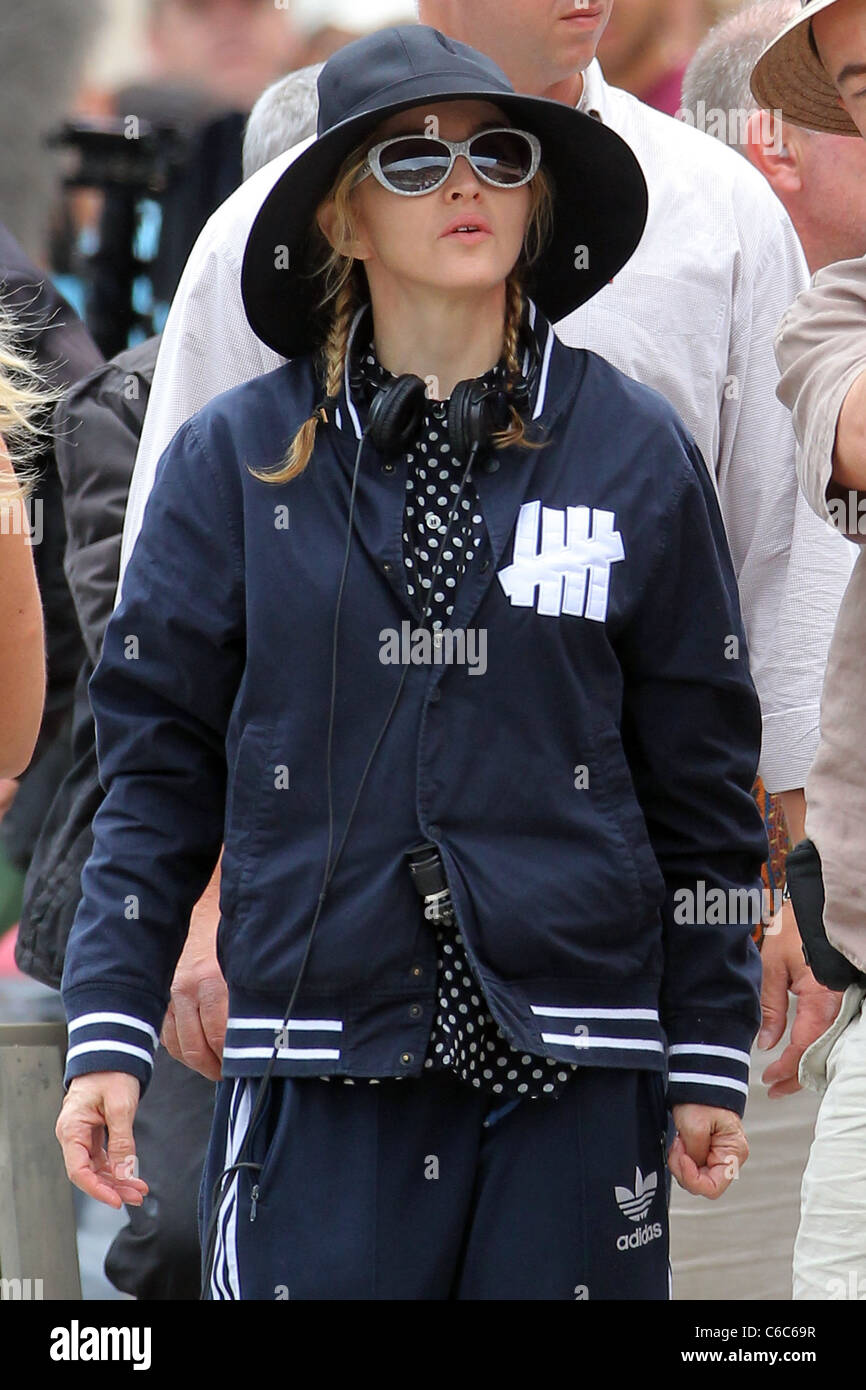 Madonna seen filming on location for her new movie W.E. The film ...