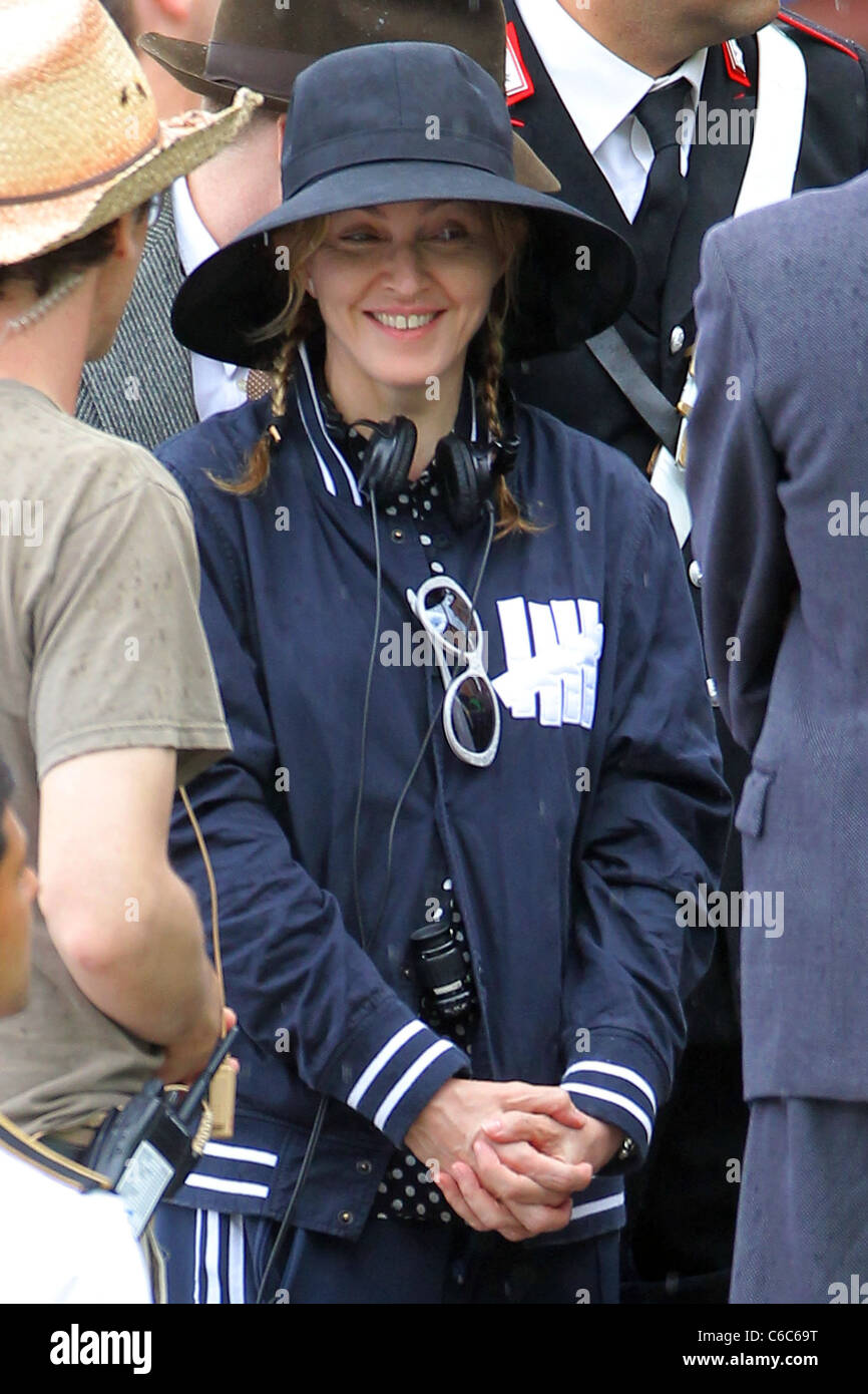 Madonna seen filming on location for her new movie W.E. The film ...