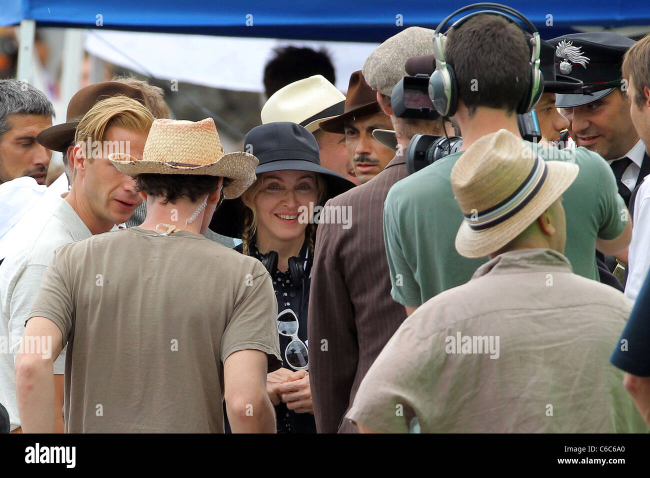 Madonna seen filming on location for her new movie W.E. The film ...