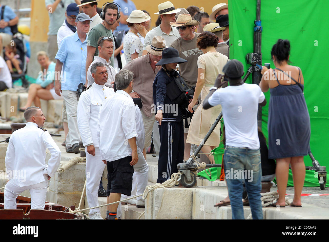 Madonna seen filming on location for her new movie W.E. The film ...
