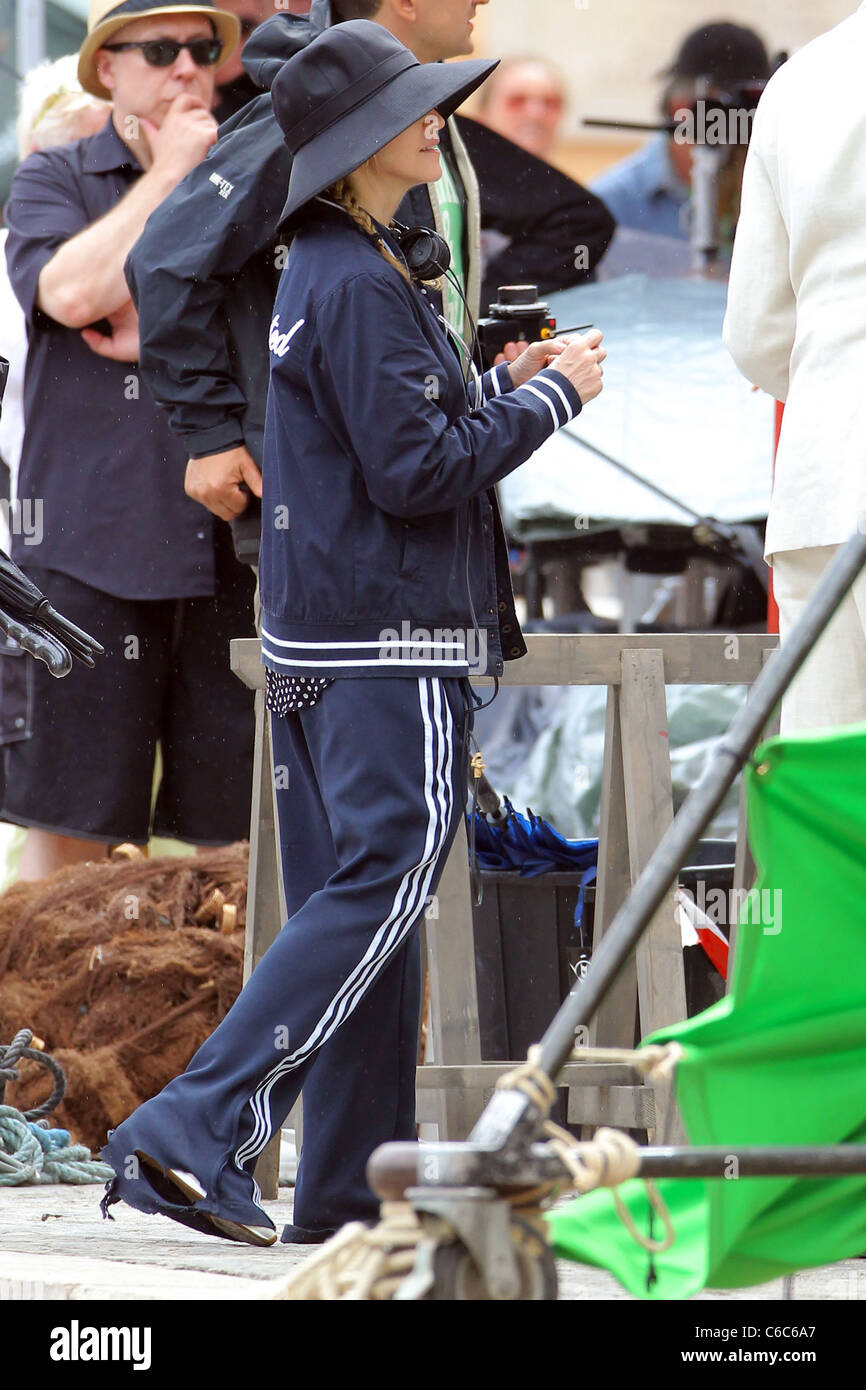 Madonna seen filming on location for her new movie W.E. The film ...