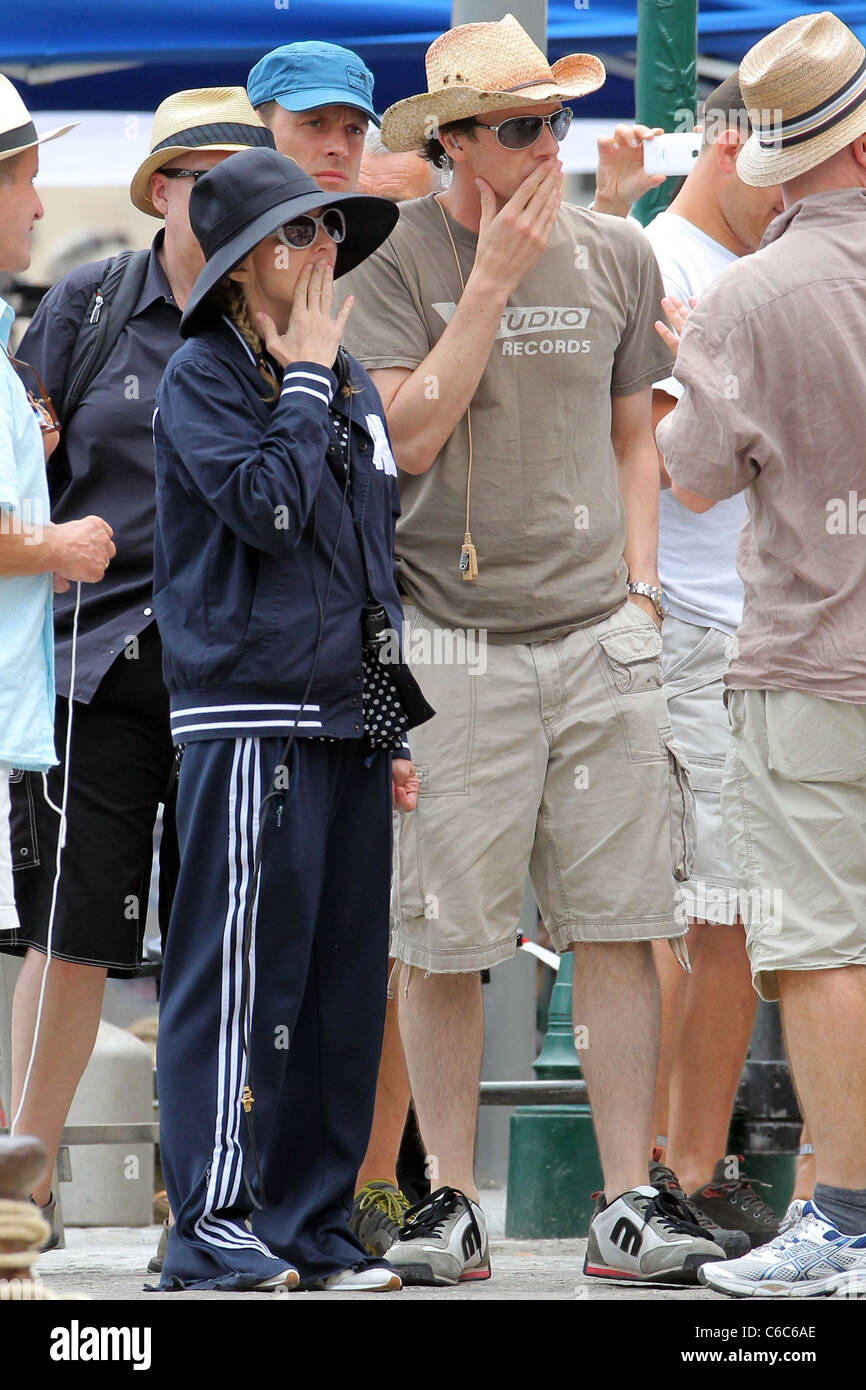 Madonna seen filming on location for her new movie W.E. The film ...