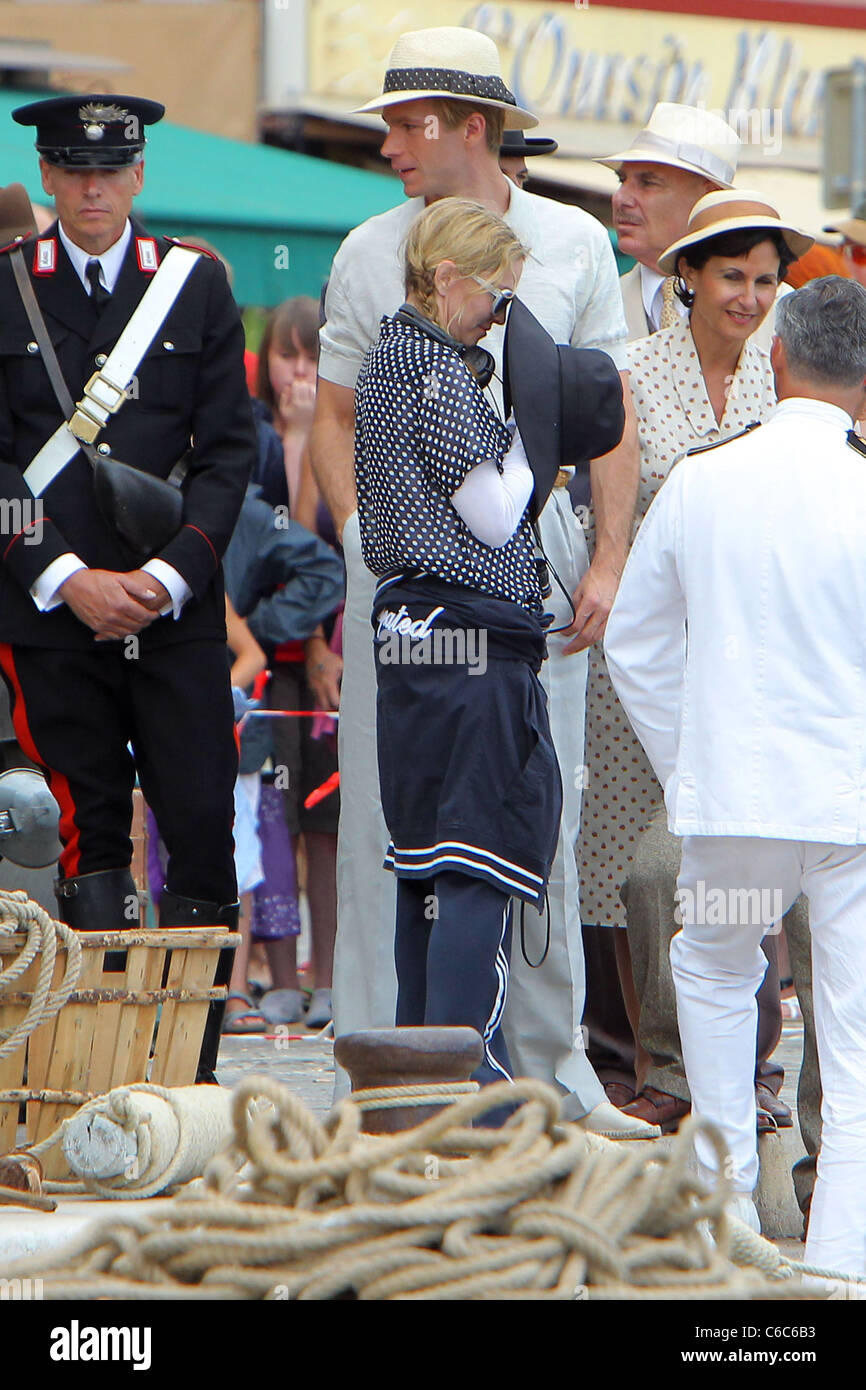 Madonna seen filming on location for her new movie W.E. The film ...