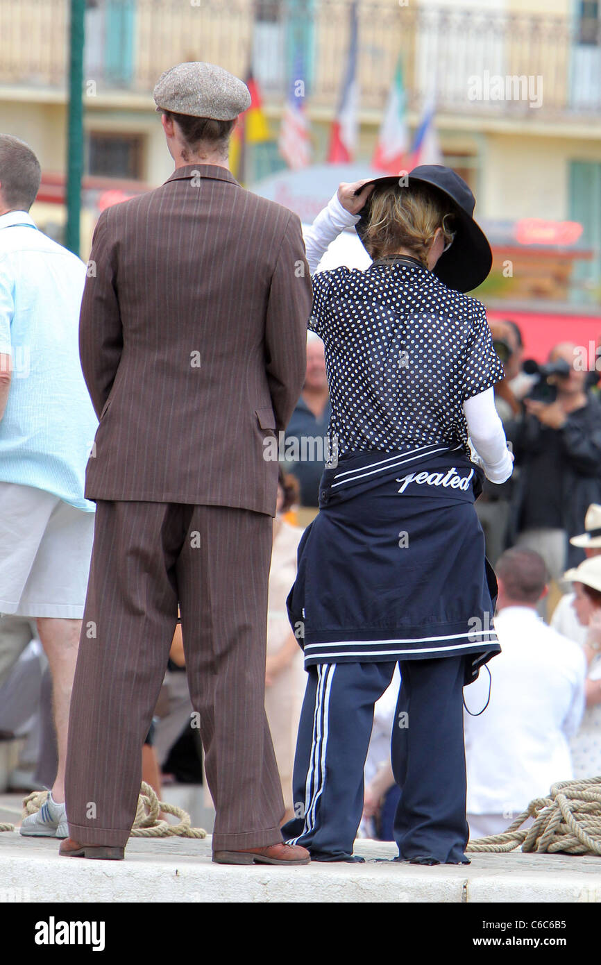 Madonna seen filming on location for her new movie W.E. The film ...