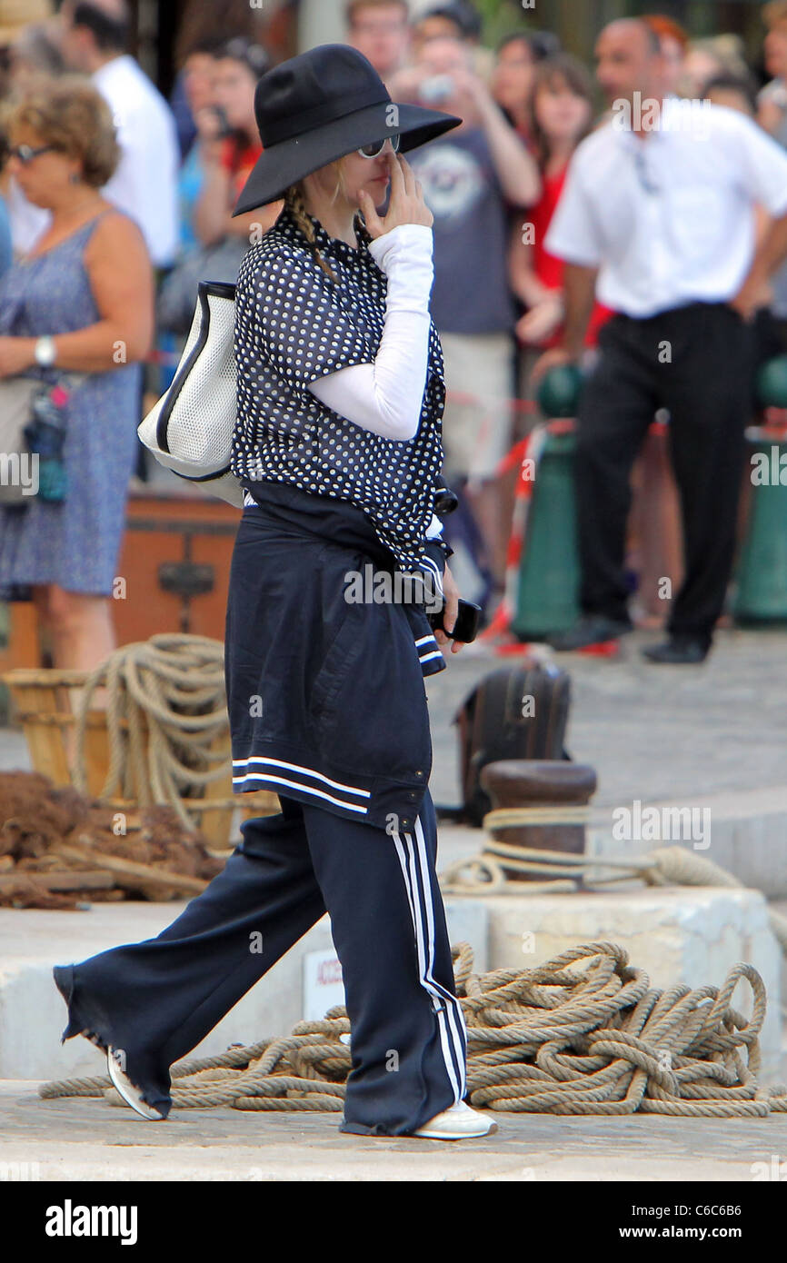 Madonna seen filming on location for her new movie W.E. The film ...