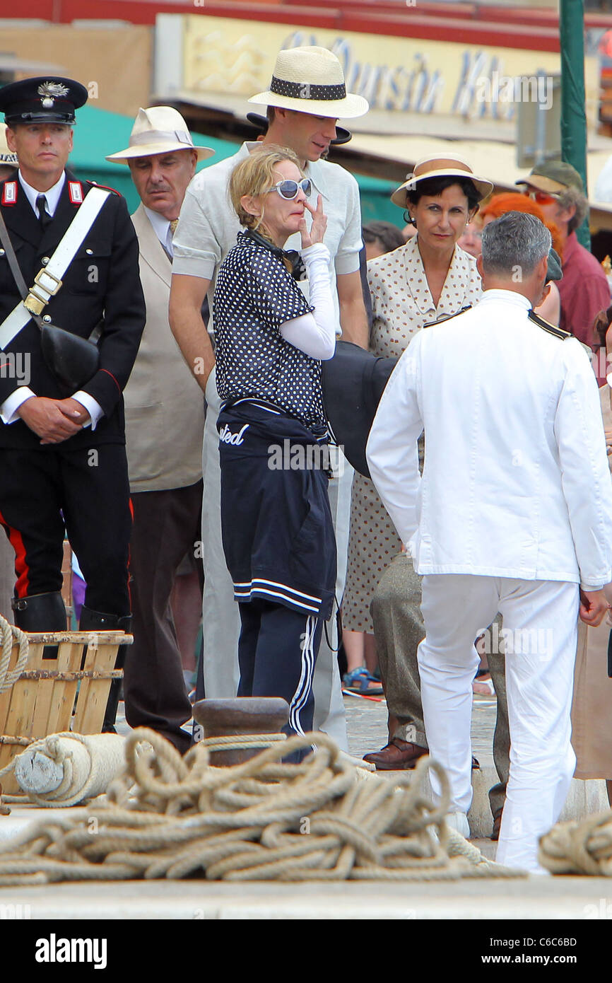 Madonna seen filming on location for her new movie W.E. The film ...