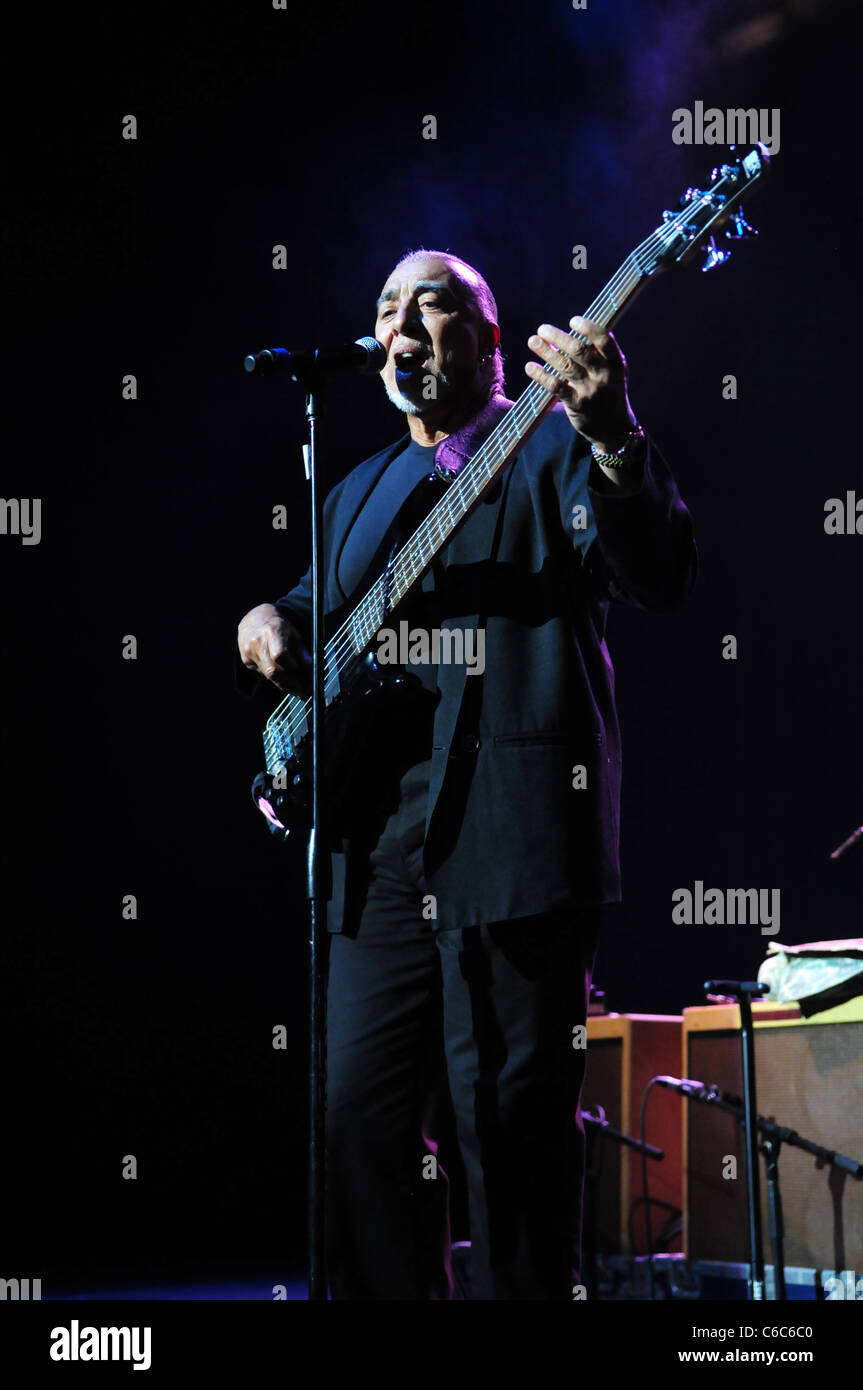 Nick Fortuna of The Buckinghams performs at Hard Rock cafe as part of ...