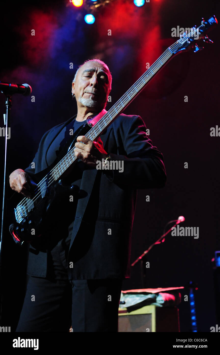 Nick Fortuna of The Buckinghams performs at Hard Rock cafe as part of ...