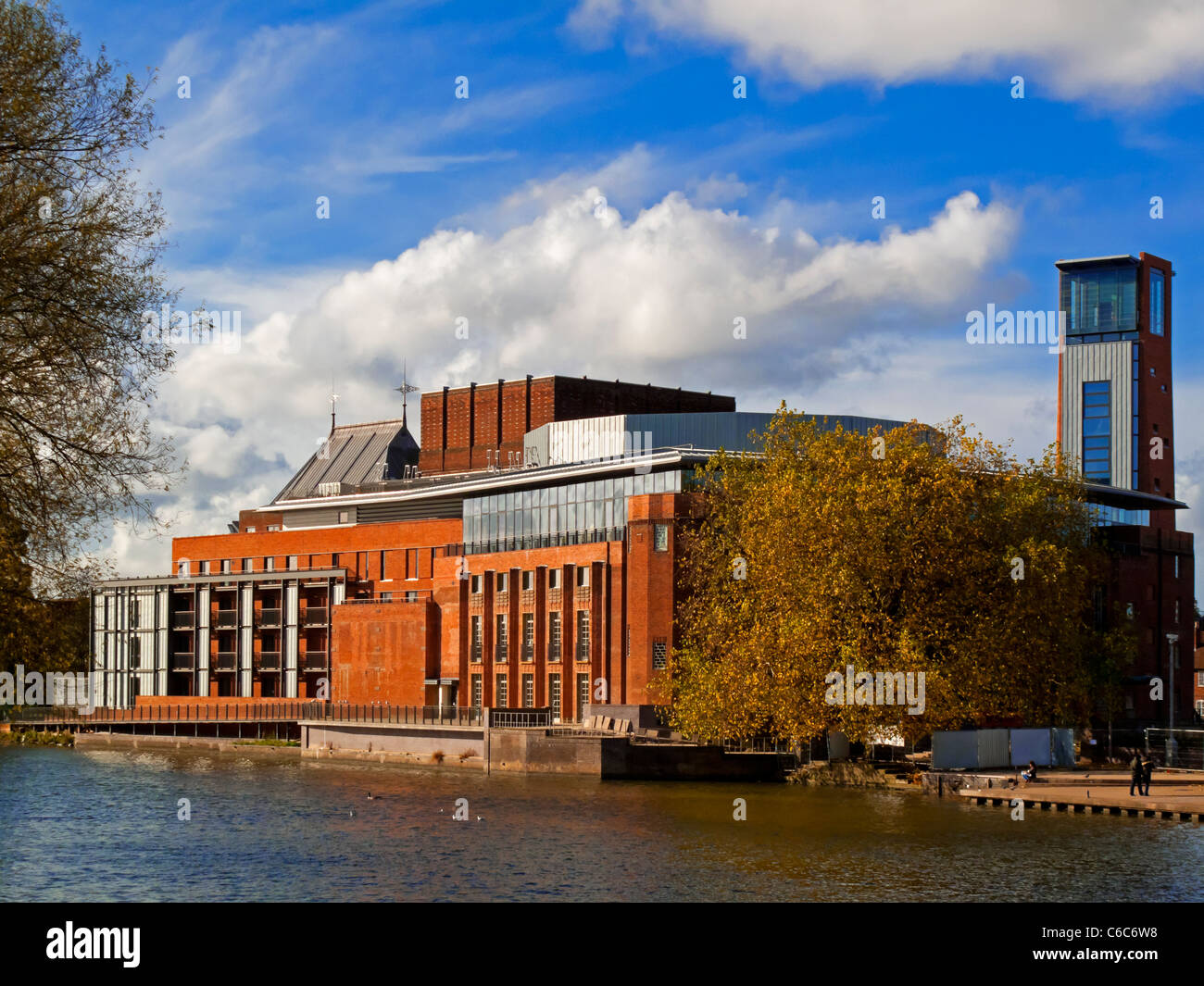 The refurbished Royal Shakespeare Theatre in Stratford upon Avon ...