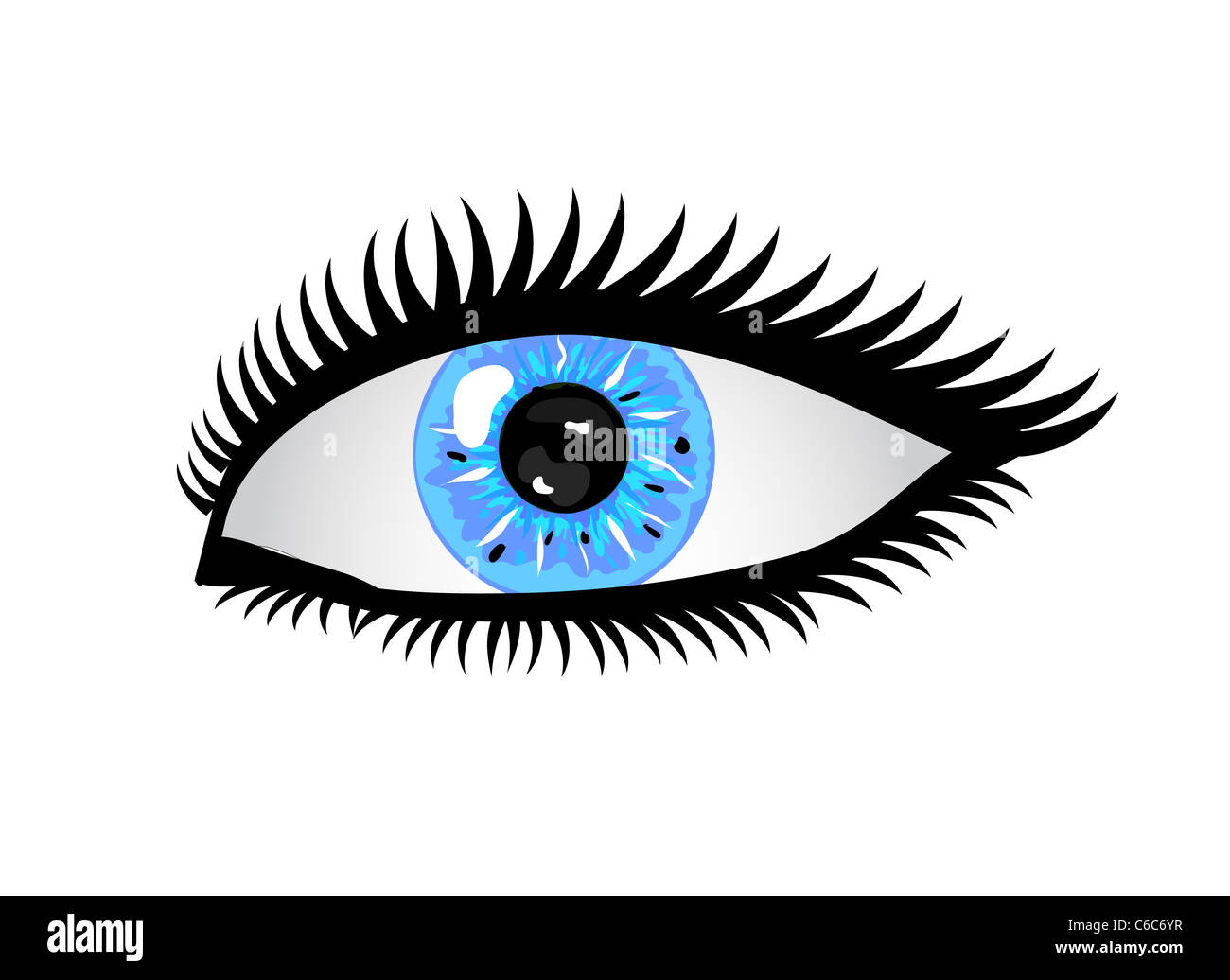 Yellow human eye Cut Out Stock Images & Pictures - Alamy