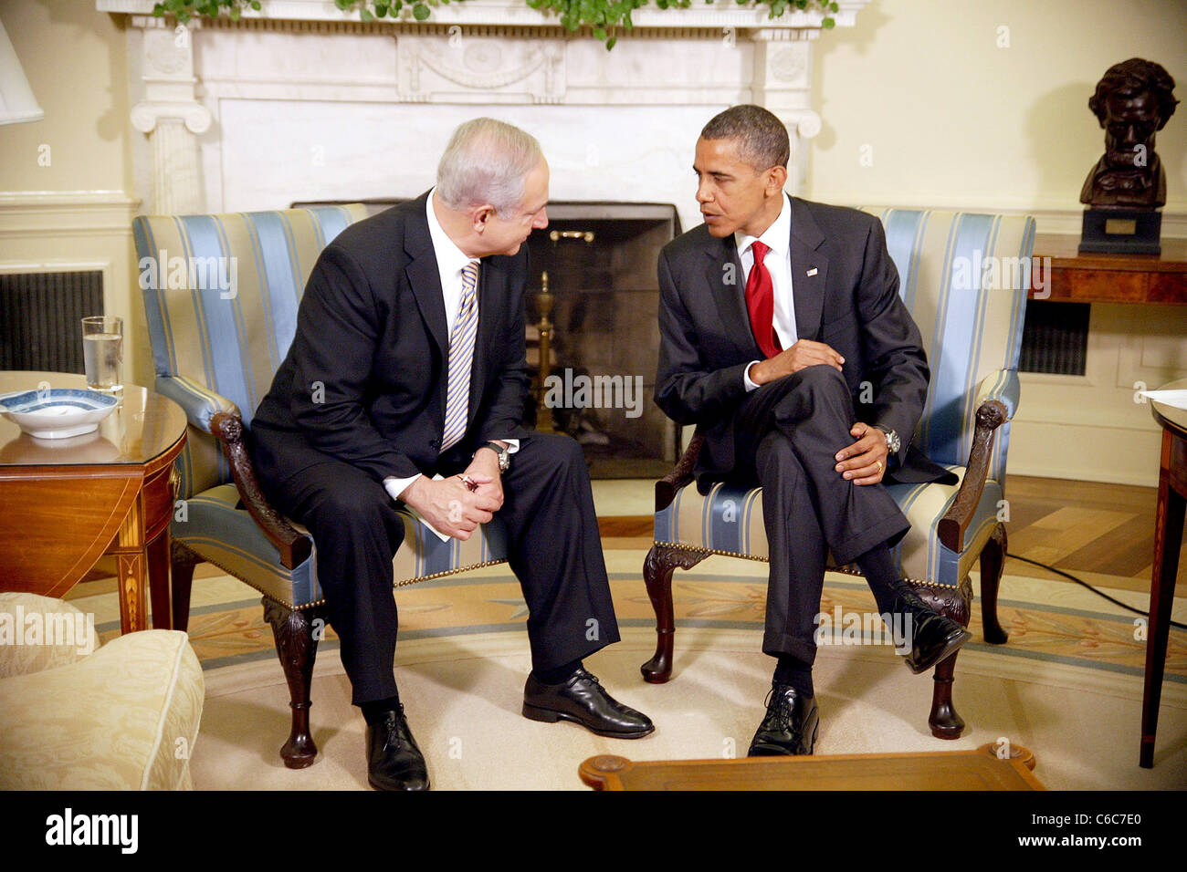 Israel's Prime Minister Benjamin Netanyahu and US President Barack ...