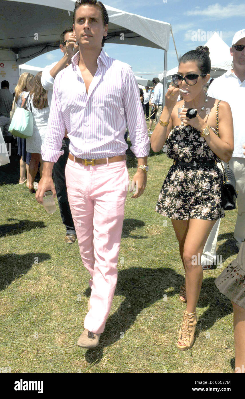 Scott Disick and Kourtney Kardashian attend Super Saturday 13 designer ...